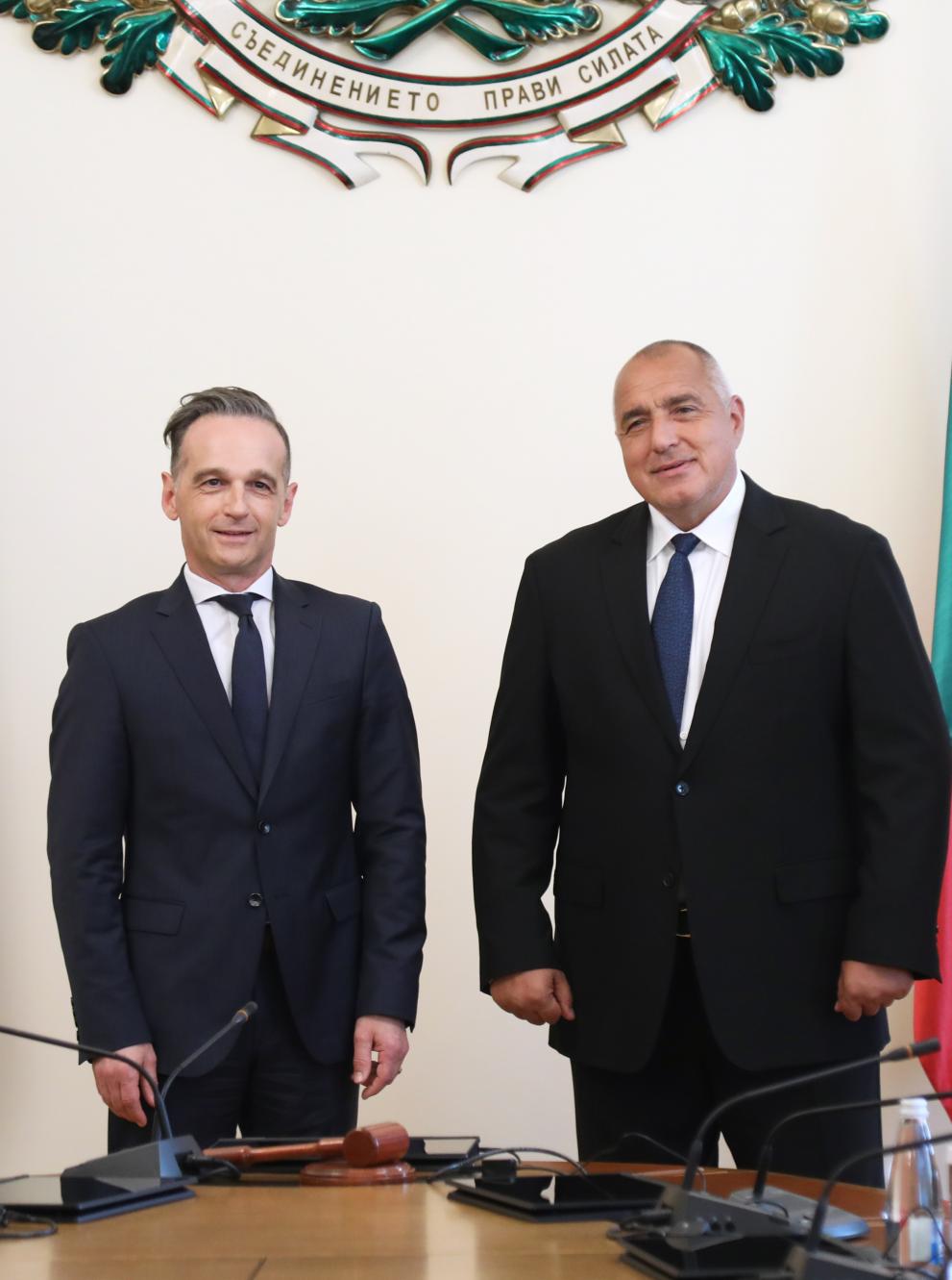 Борисов и Хайко Маас обсъдиха предстоящото председателство на Германия ...
