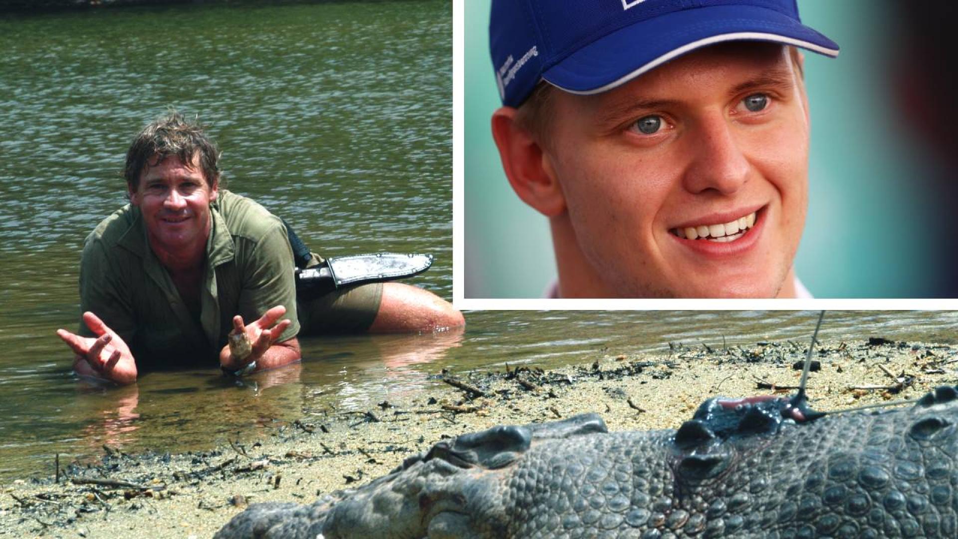 Шумахер отиде на гости при Ловеца на крокодили|Телеграф