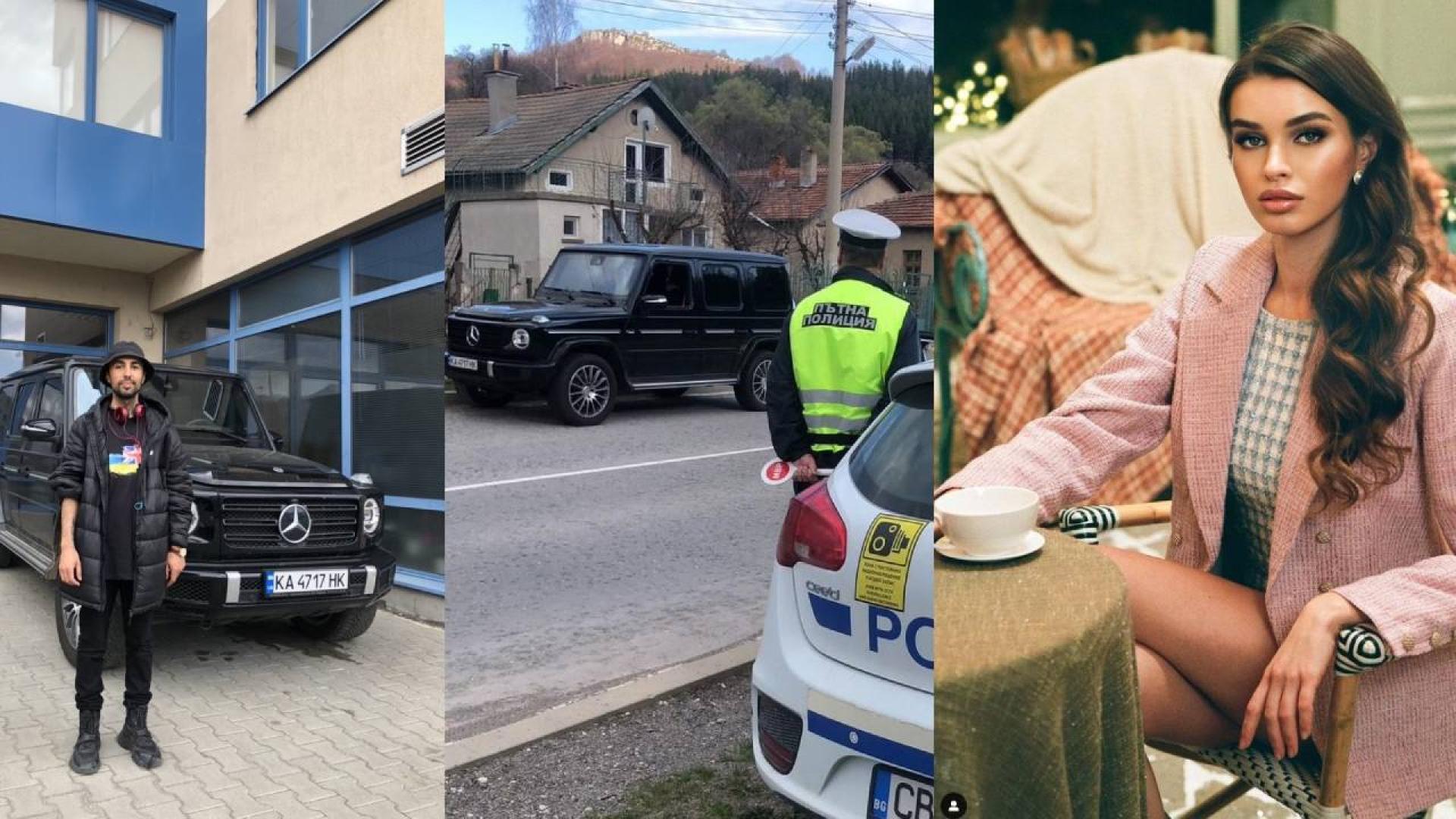ЕКСКЛУЗИВНО: Мерцедесът на украински топмодел задържан в Годеч, карал ...