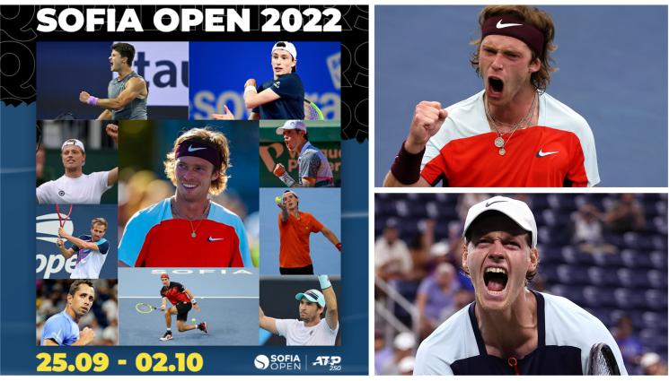 ВСЕ ПОВЕЧЕ ЗВЕЗДИ НА SOFIA OPEN 2022 с двама 1/4-финалисти от US Open – Андрей Рубльов се включи ...