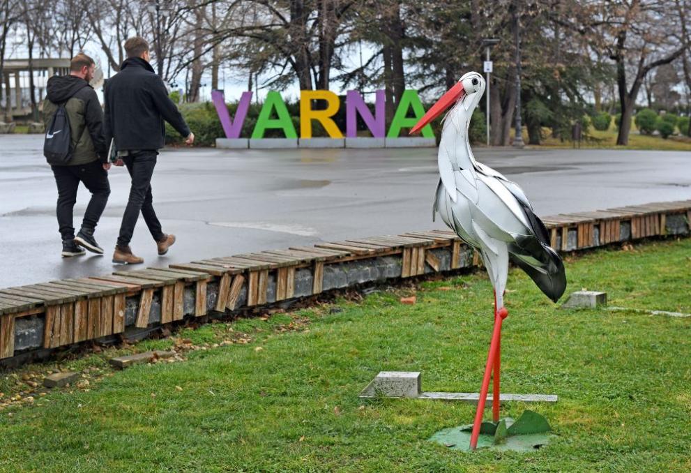Варна посреща Баба Марта с щъркел и двуметрови Пижо и Пенда (СНИМКИ ...