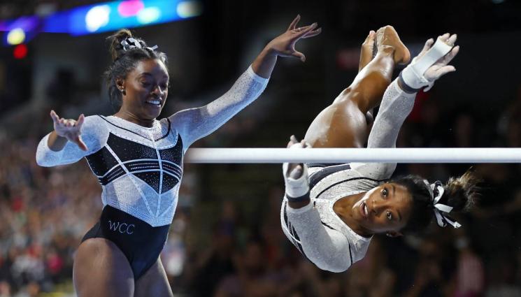 Триумфално завръщане на Симон Байлс в спортната гимнастика след близо 2 ...