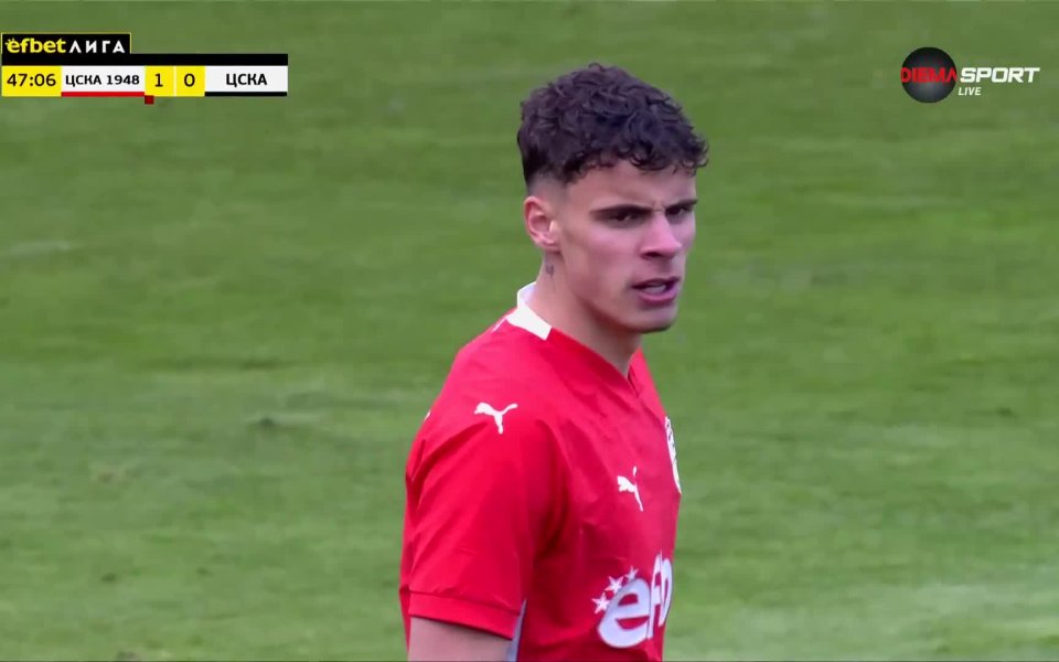 Изявите на Теодор Иванов в дебюта му за ЦСКА 1948 в efbet Лига - Още ...