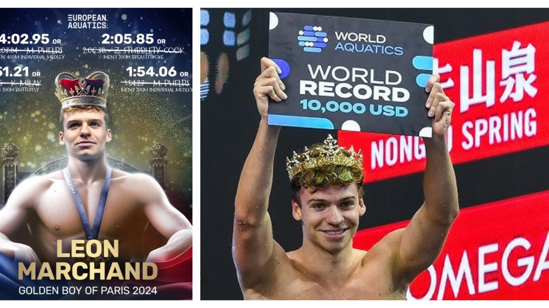 Френската амфибия Леон Маршан свали световен рекорд на легендата Лохте ...