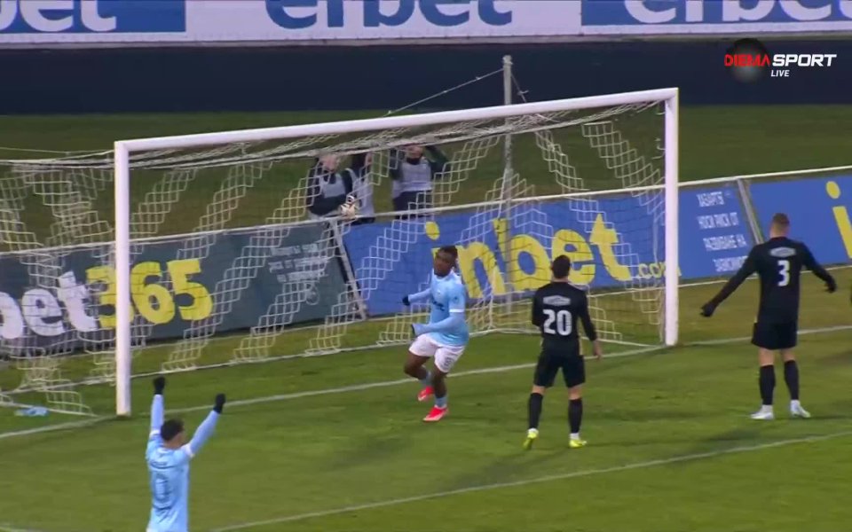 Арда отбеляза първия гол за 2025-а година в efbet Лига (видео) - БГ Футбол - efbet Лига - Gong.bg