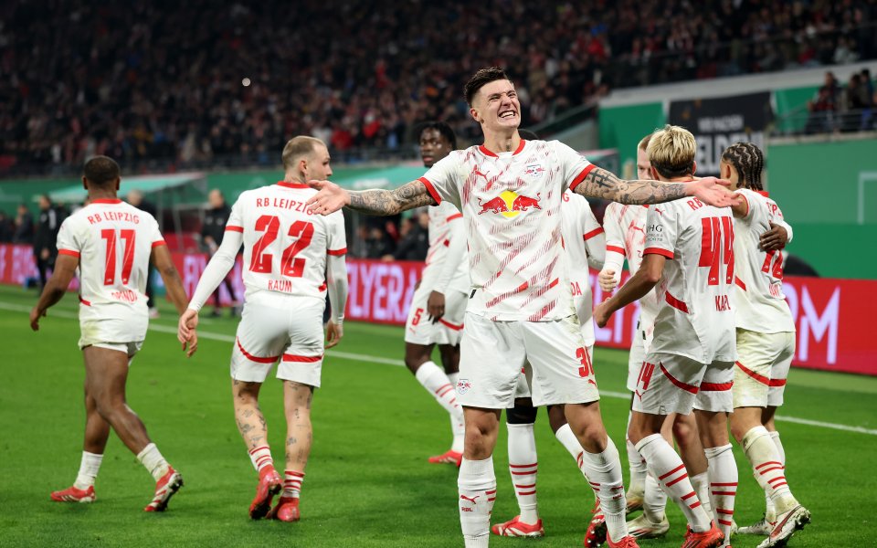 РБ Лайпциг продължава напред за Купата след минимална победа - Футбол ...