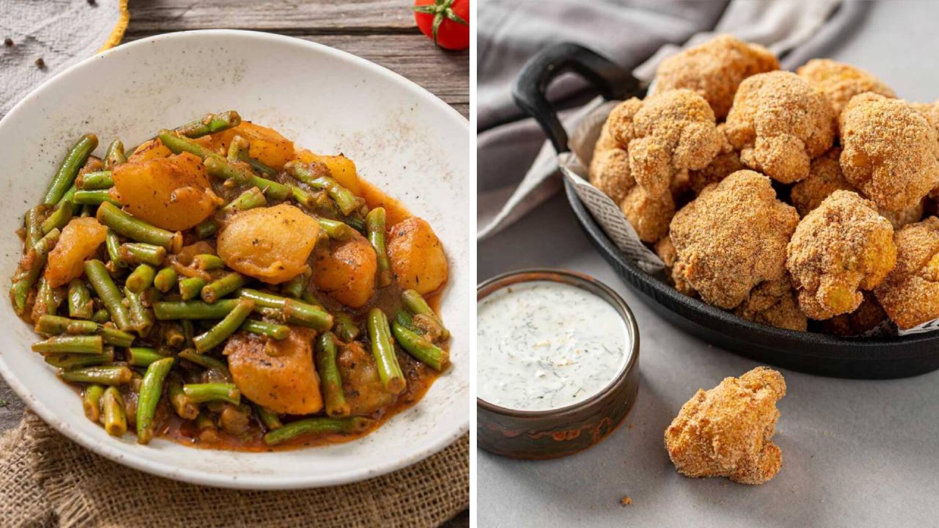 Гответе с matekitchen.com: Апетитен зелен фасул с картофи или пък бърз паниран карфиол на фурна ...